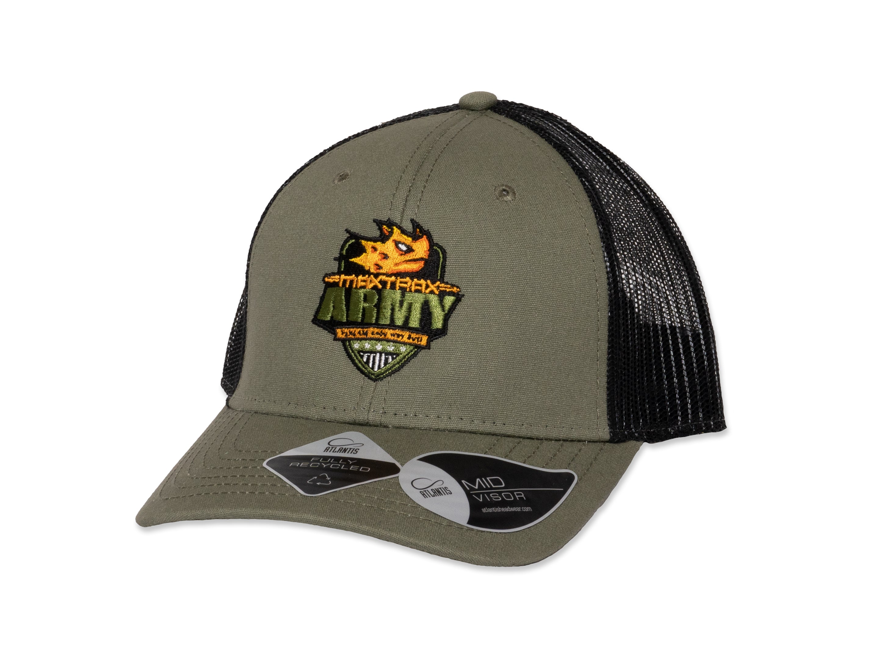 Army Trucker Cap - Olive - By MAXTRAX – Roam Vehicle Outfitters